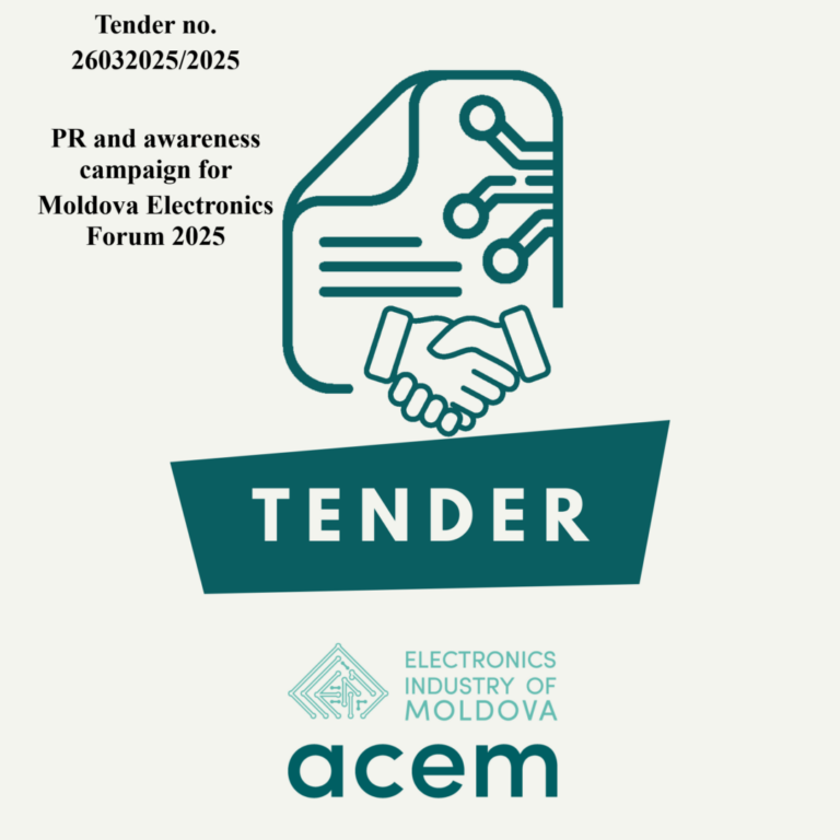 Tender no. 26032025/2025 - ELECTRONICS INDUSTRY OF MOLDOVA